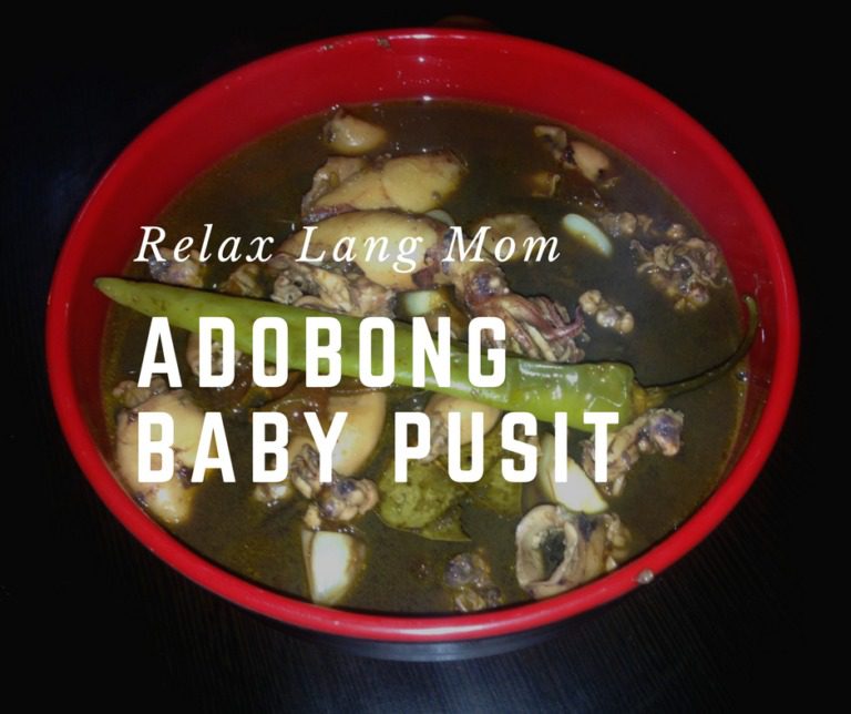 How to cook Adobong Pusit (Recipe) ~ Relax Lang Mom