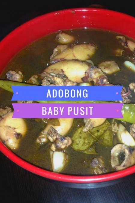How to cook Adobong Pusit (Recipe) ~ Relax Lang Mom